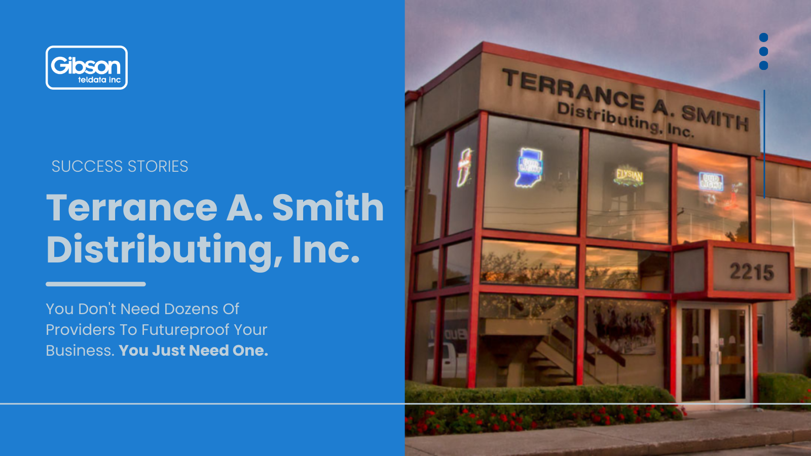 Terrance Smith Distributing Inc - Customer Success Stories